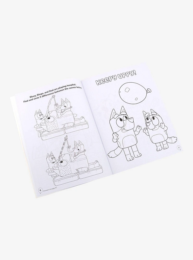 Hot Topic Bluey Playtime With Bluey Coloring Book | CoolSprings Galleria