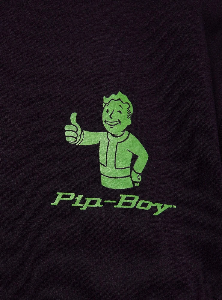 Gamer Shirts Fallout Pip-Boy Vault Boy Tonal Portrait T-Shirt ...
