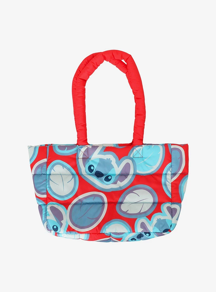 Hot Topic Disney Stitch Chibi Face Puffy Tote Bag | Mall of America®