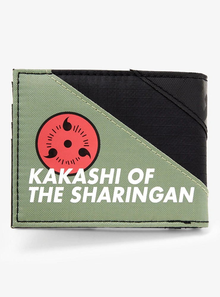 Naruto Shippuden Kakashi Hatake Symbol Bifold Wallet - BoxLunch ...