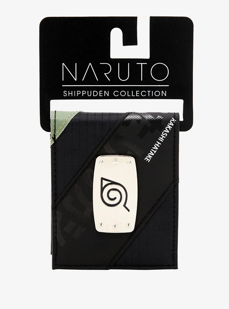 Naruto Shippuden Kakashi Hatake Symbol Bifold Wallet - BoxLunch ...