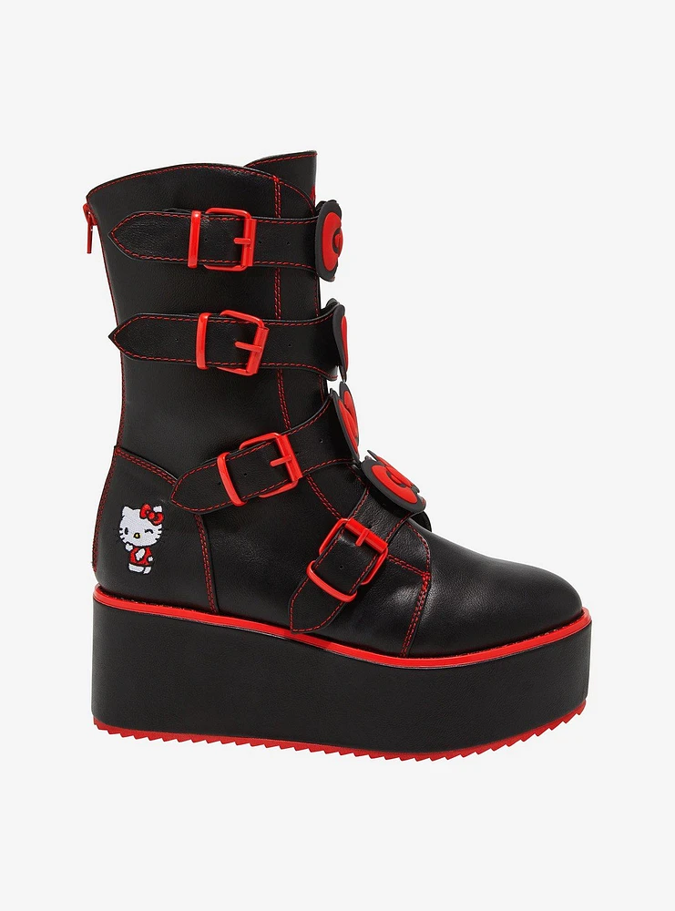 Hot Topic Hello Kitty And Friends X YRU Dominion Platform Boots | Mall ...