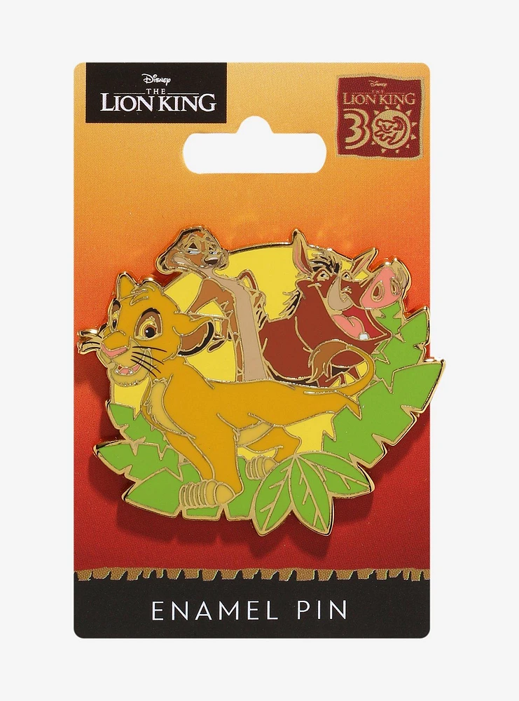 The Lion King Disney The Lion King Simba, Timon, and Pumbaa Enamel Pin ...