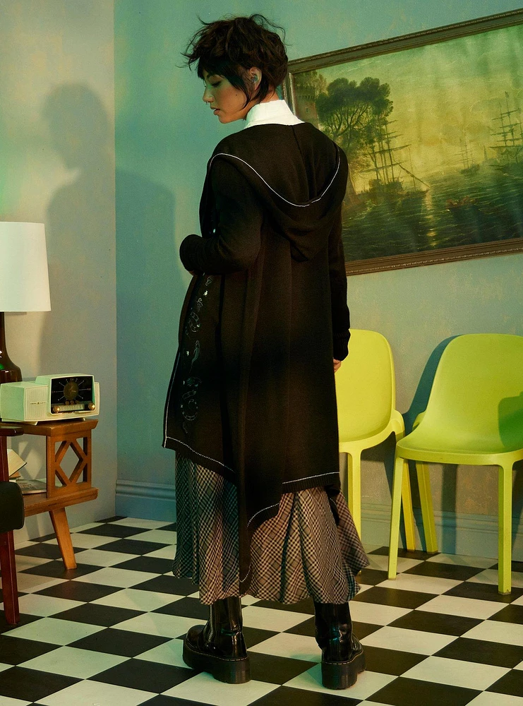 Hot Topic Beetlejuice Lydia Sandworm Ghost Girls Hooded Cardigan | Mall ...