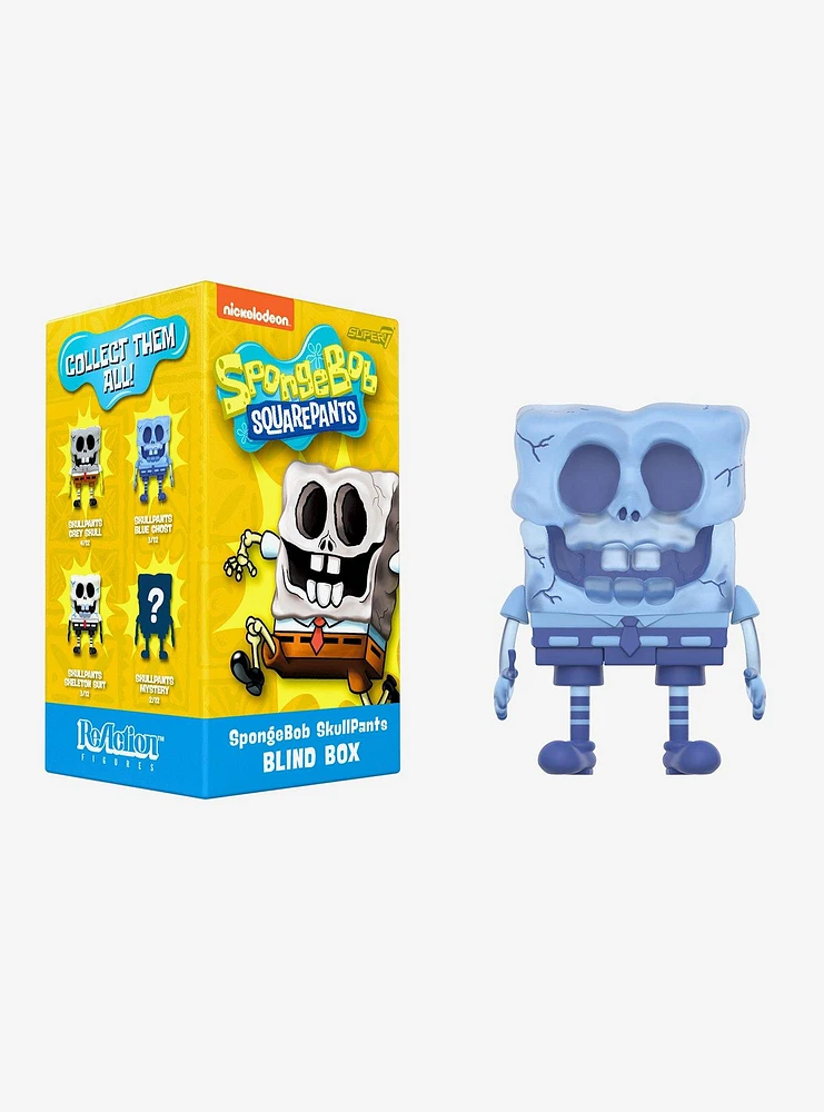 TV Super7 ReAction SpongeBob SquarePants SpongeBob SkullPants Blind Box ...
