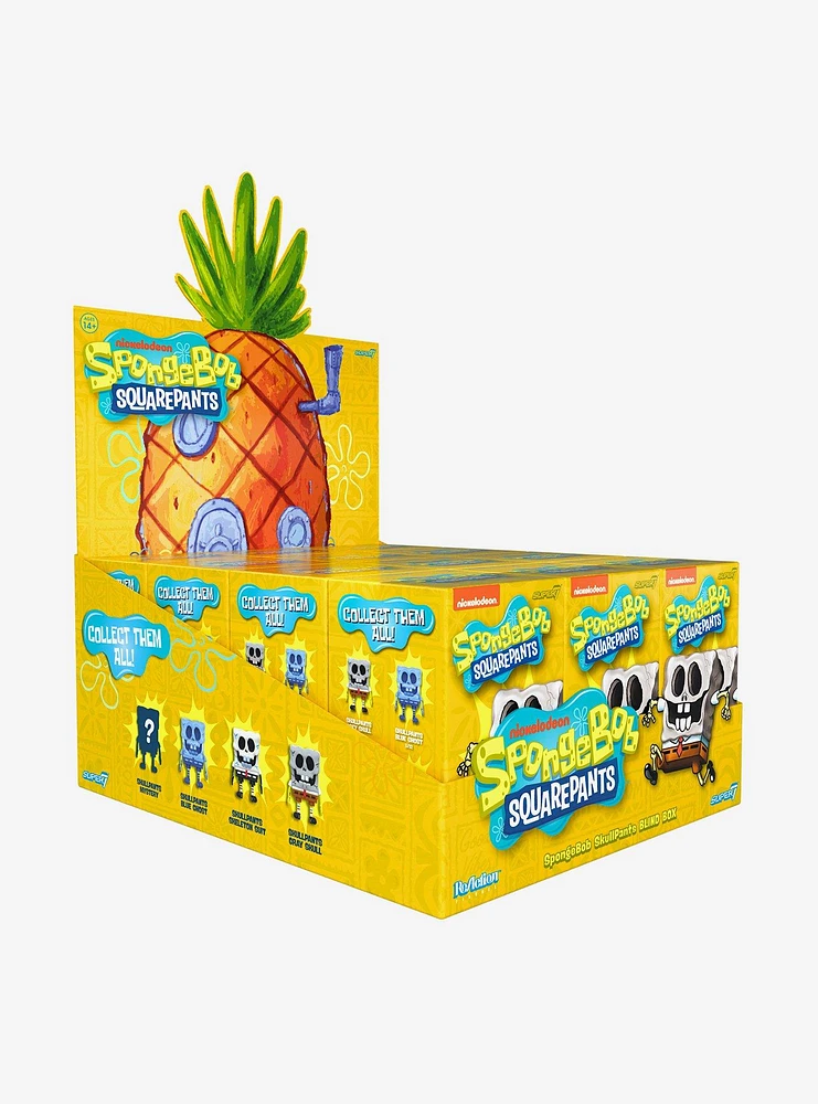 TV Super7 ReAction SpongeBob SquarePants SpongeBob SkullPants Blind Box ...