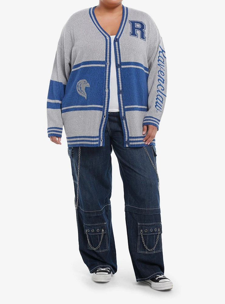 Hot Topic Harry Potter Ravenclaw Varsity Girls Cardigan Plus | Mall of ...