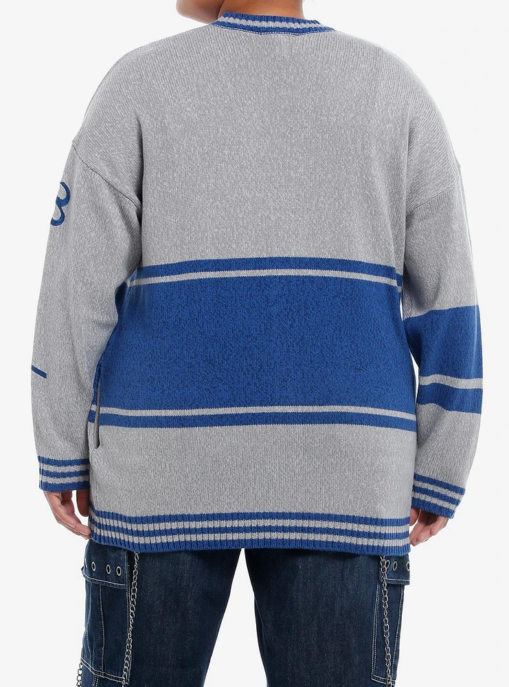 Hot Topic Harry Potter Ravenclaw Varsity Girls Cardigan Plus | Mall of ...