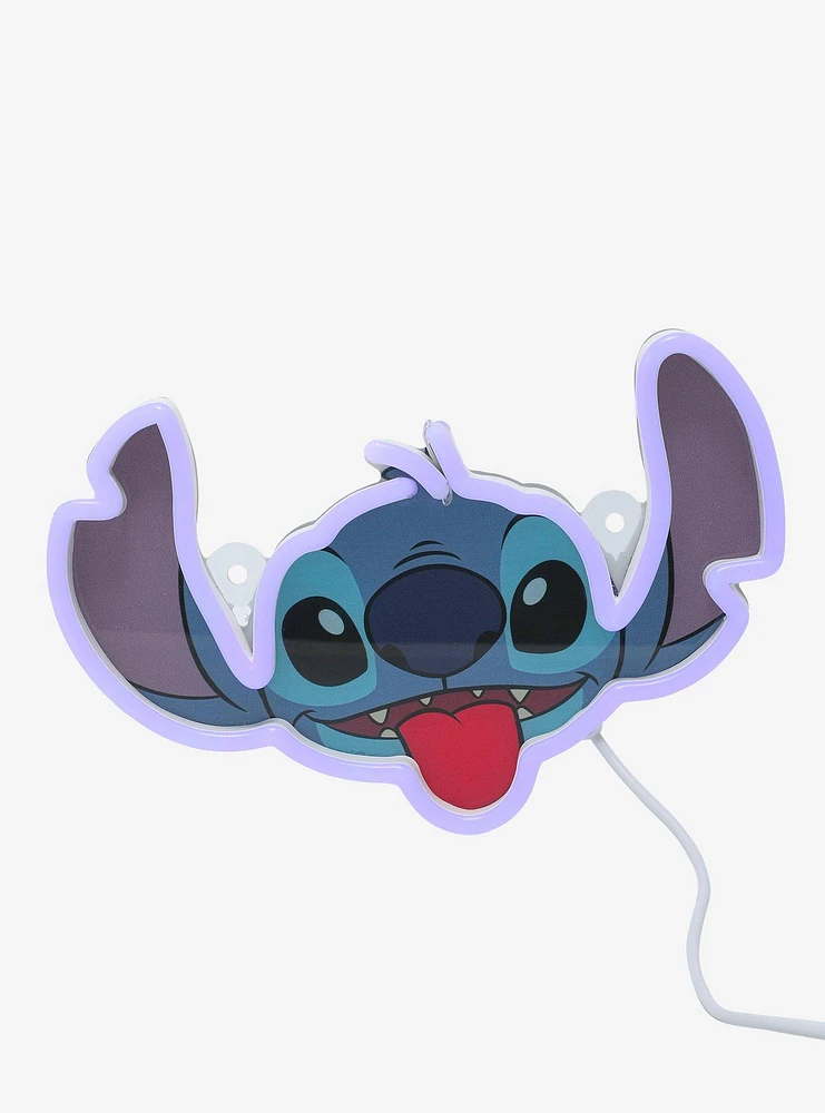Lilo & Stitch Disney Lilo & Stitch Face Outline LED Neon Sign | Liberty ...
