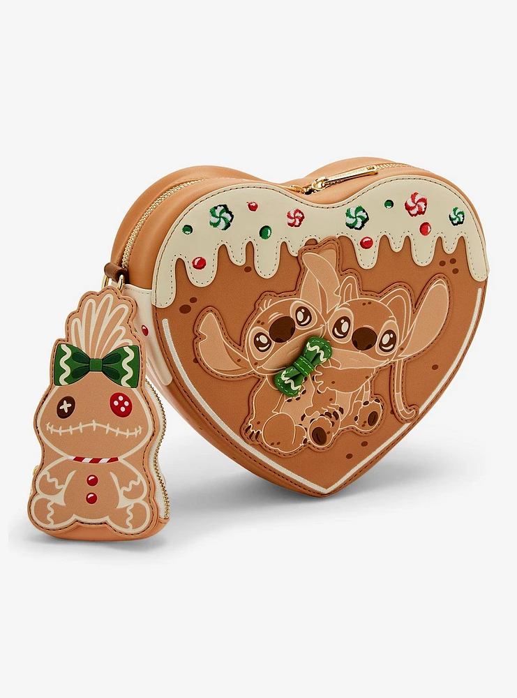 Lilo & Stitch Loungefly Disney Lilo & Stitch Gingerbread Angel & Stitch ...