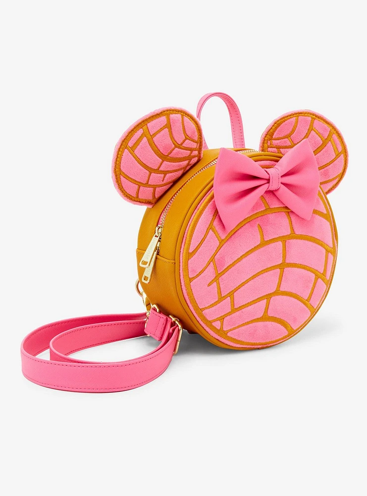 Minnie Mouse Loungefly Disney Minnie Mouse Concha Ears Convertible Mini ...