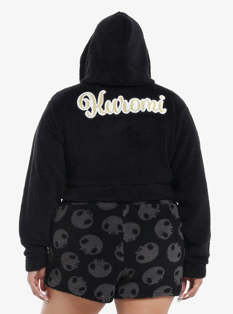 Hot Topic Kuromi Ribbon Girls Fuzzy Lounge Set Plus | Mall of America®