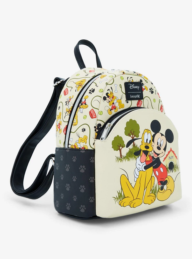 Hot Topic Loungefly Disney Mickey Mouse & Pluto Mini Backpack | Mall of America®