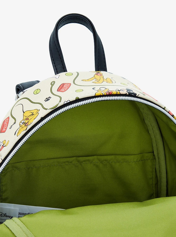 Hot Topic Loungefly Disney Mickey Mouse & Pluto Mini Backpack | Mall of America®