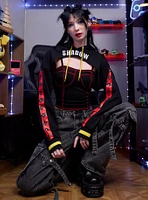 Hot Topic Sonic The Hedgehog Shadow Bolero Girls Crop Shrug | Liberty ...