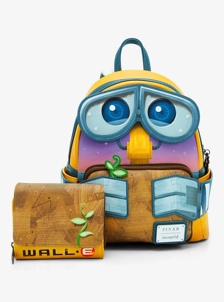Loungefly Disney Pixar WALL-E Figural WALL-E with Trash Mini Backpack ...