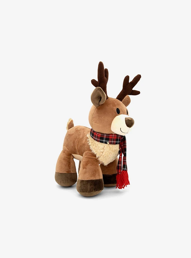 Christmas reindeer plush store