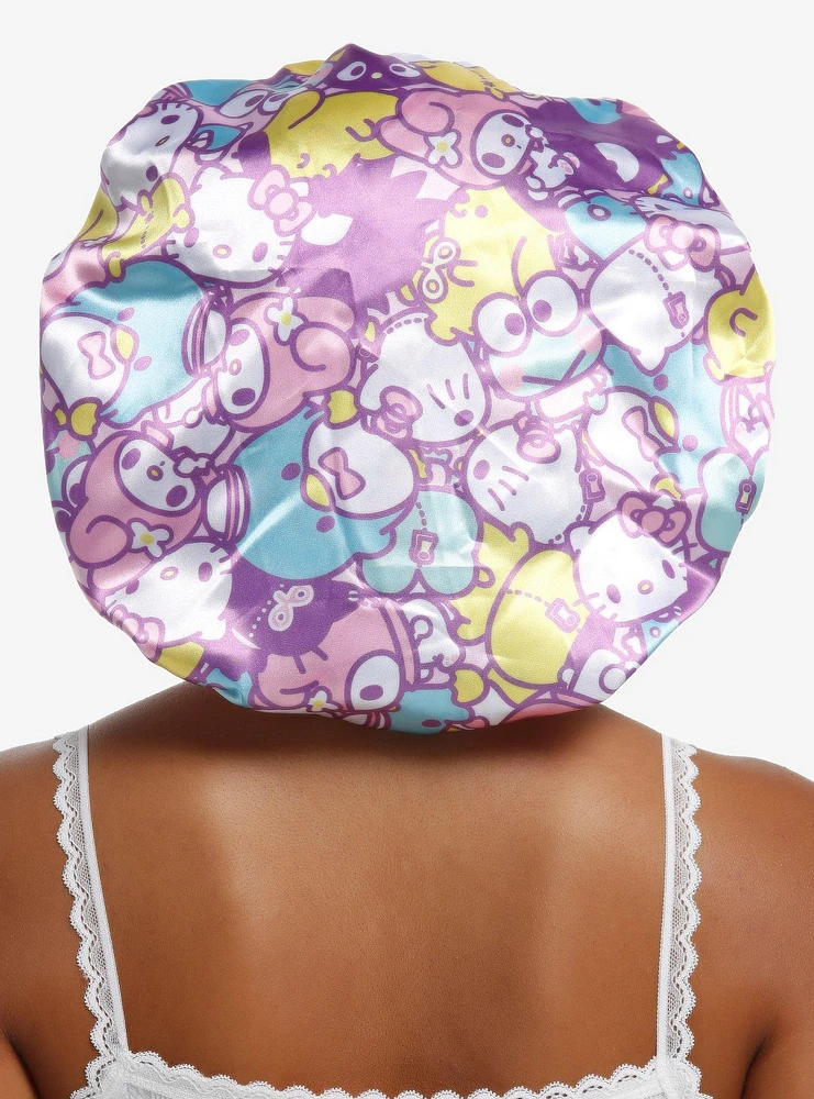 Hot Topic Hello Kitty And Friends Reversible Satin Bonnet | Mall of ...