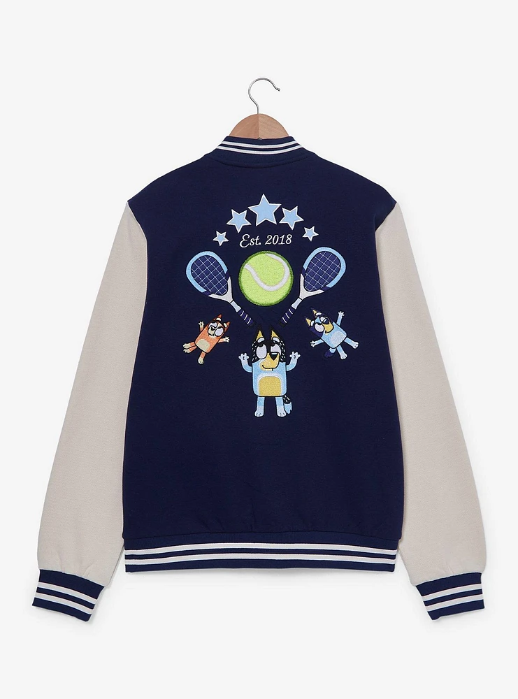 Bluey Tennis Embroidered Bomber Jacket — BoxLunch Exclusive | Mall of ...