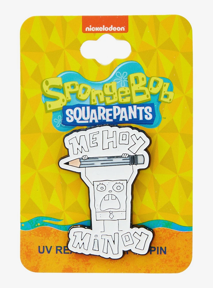 Nickelodeon SpongeBob SquarePants DoodleBob UV Light Reactive Enamel ...