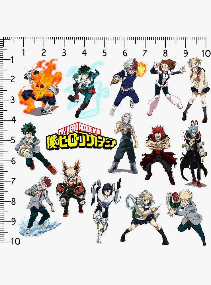 Hot Topic My Hero Academia Heroes Sticker Pack | Mall of America®