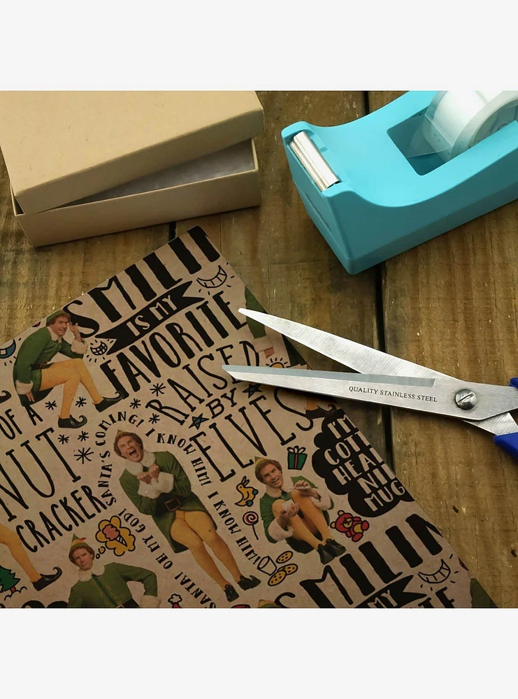 Hot Topic Elf Movie Quote Pattern Kraft Wrapping Paper | Mall of America®