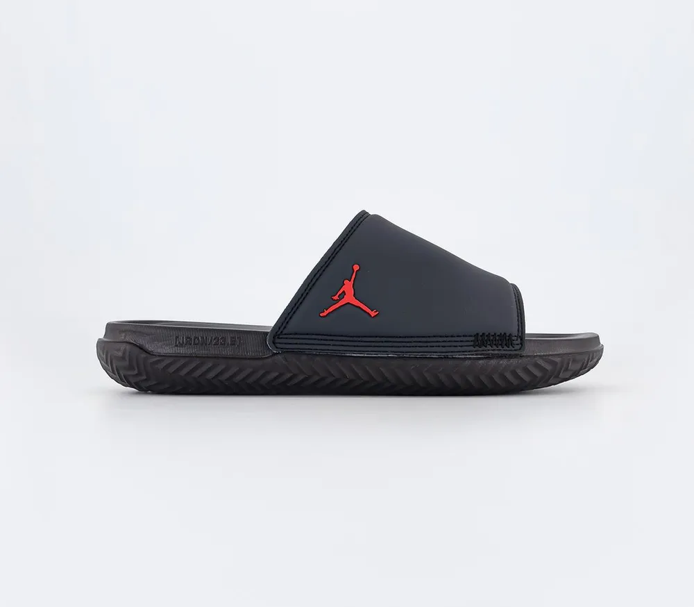 Jordan Jordan Play Sliders Anthracite University Red Black - Men’s ...