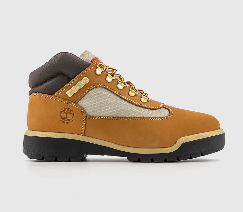 Timberland Field Boot Mid Lace Up Wheat - Men’s Boots | King's Cross