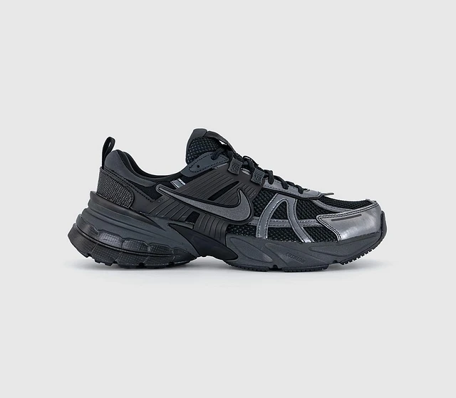 Nike V2K Run Trainers Black Dark Smoke Grey Anthracite | King's Cross