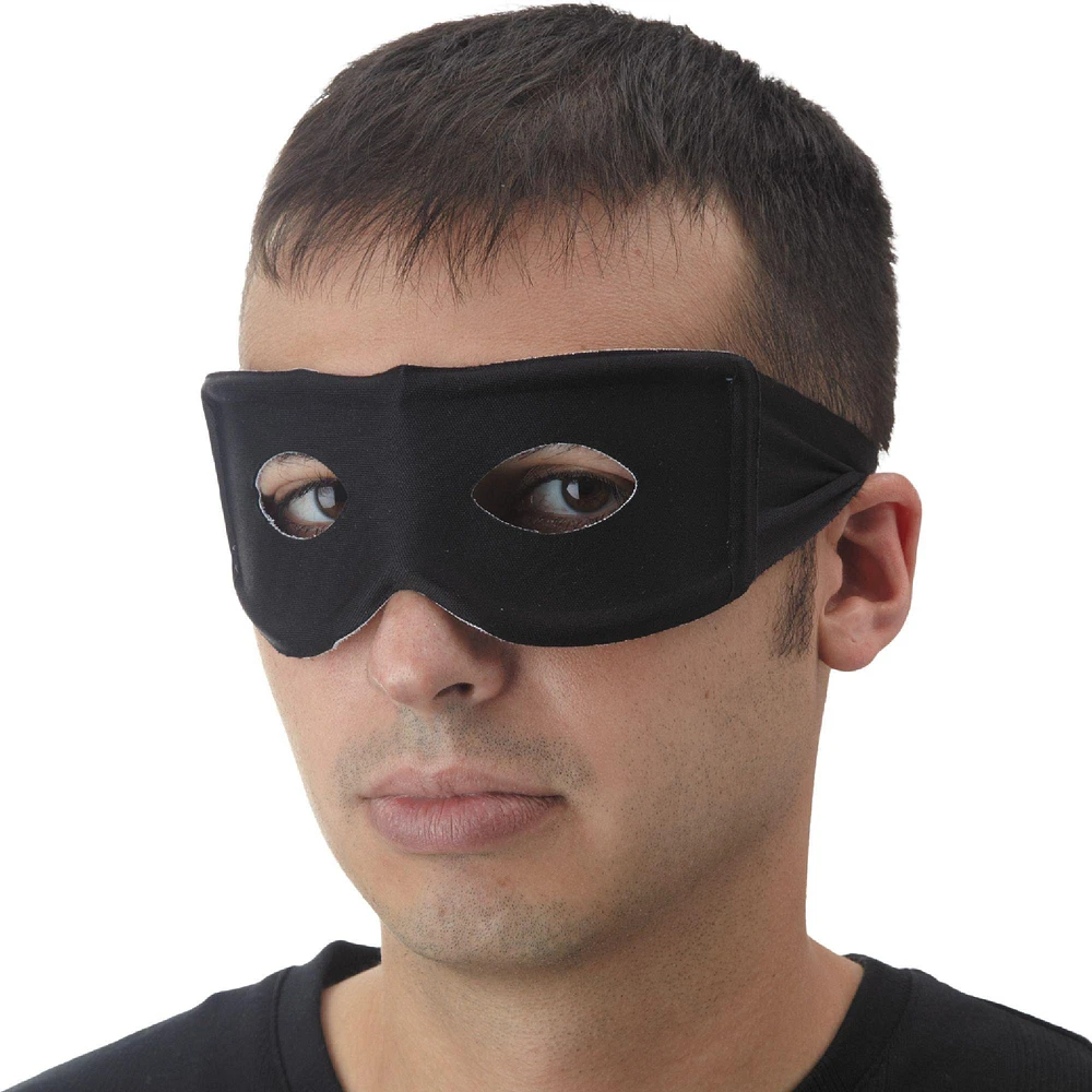 PartyCity Black Bandit Mask | Hamilton Place