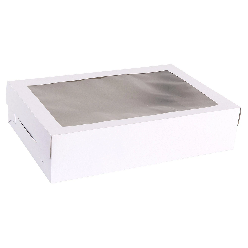 PartyCity White Window Sheet Cake Box, 21in x 14in | Hamilton Place