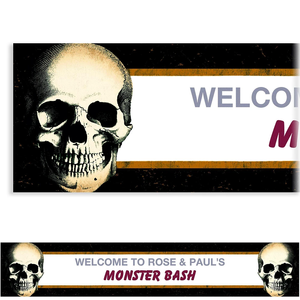 PartyCity Custom Skull Banner | Hamilton Place