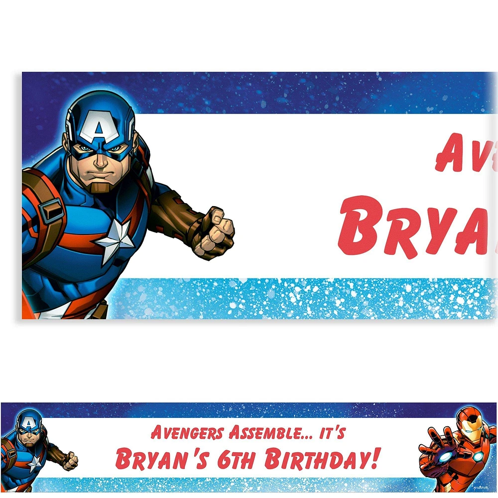 PartyCity Custom Epic Avengers Banner | Hamilton Place