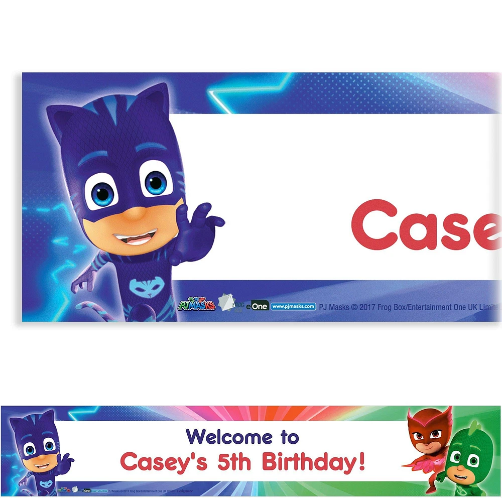 PartyCity Custom PJ Masks Banner | Hamilton Place