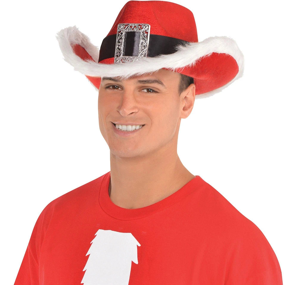 PartyCity Santa Cowboy Hat | Hamilton Place