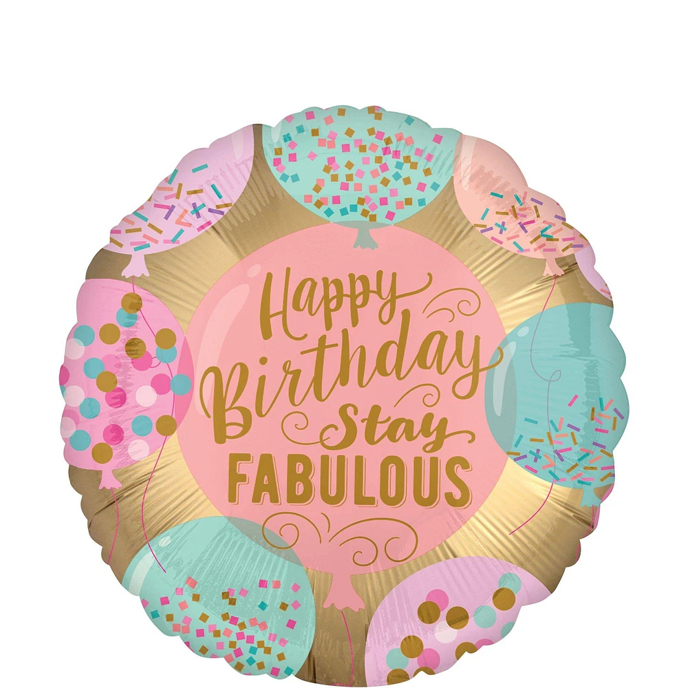 PartyCity Stay Fabulous Happy Birthday Balloon | Hamilton Place