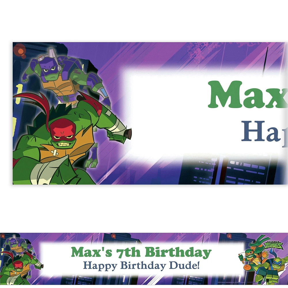 PartyCity Custom Rise of the TMNT Banner | Hamilton Place
