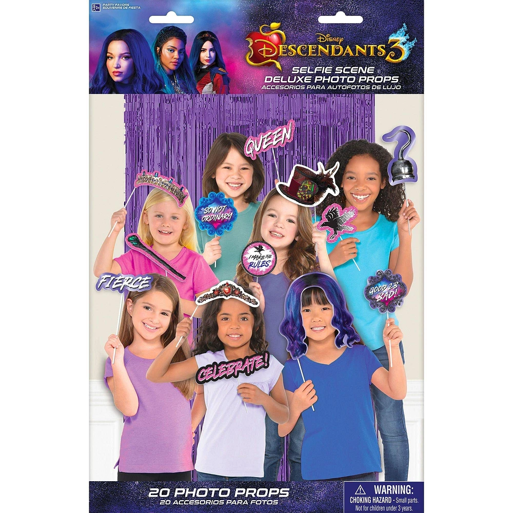 PartyCity Descendants 3 Scene Setter with Photo Booth Props | Hamilton ...