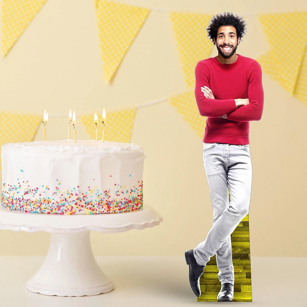 PartyCity Custom Milestone Birthday Centerpiece Cardboard Cutout, 18in ...