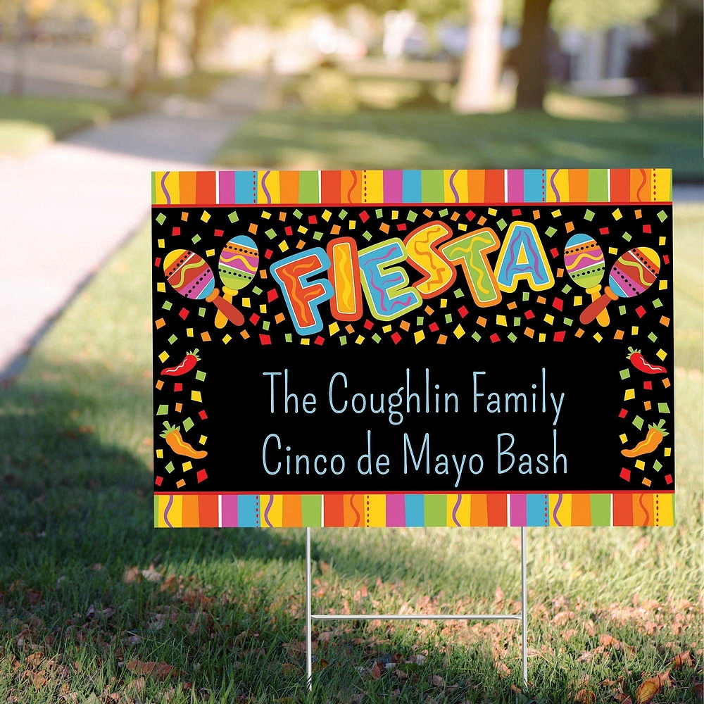 PartyCity Custom Fiesta Fun Yard Sign | Hamilton Place