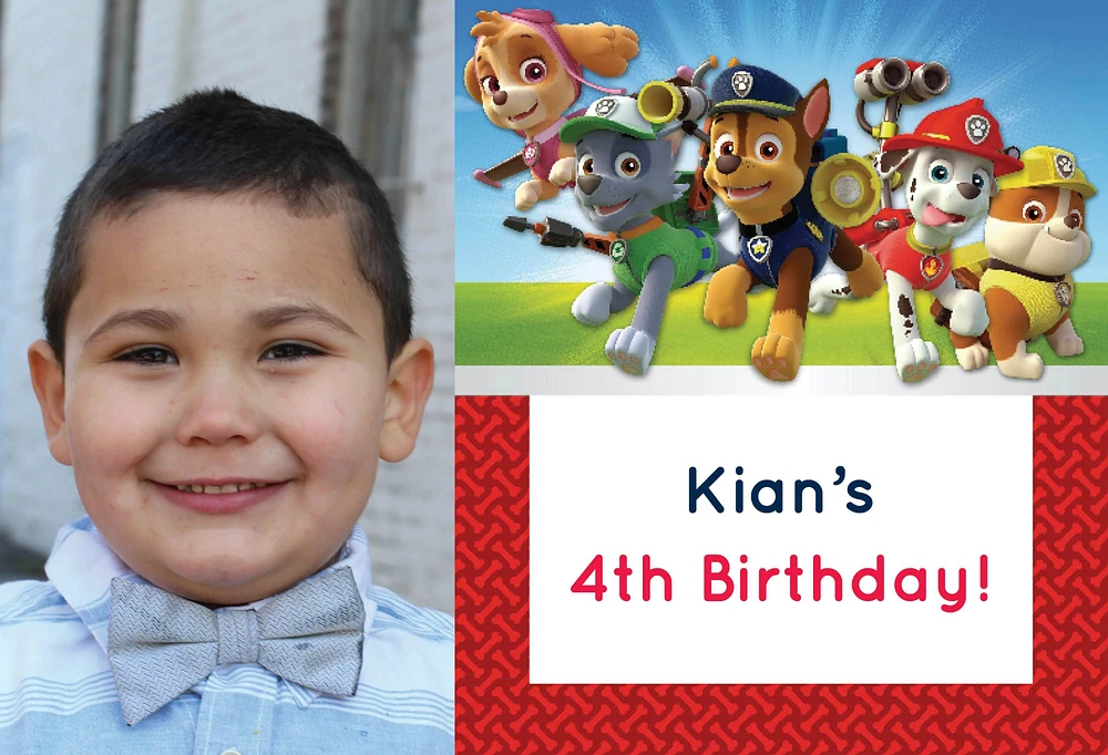 PartyCity Custom PAW Patrol Photo Yard Sign | Hamilton Place