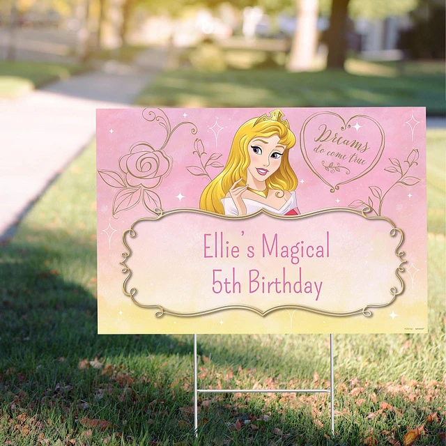 PartyCity Custom Aurora Once Upon a Time Yard Sign at Hamilton Place in ...