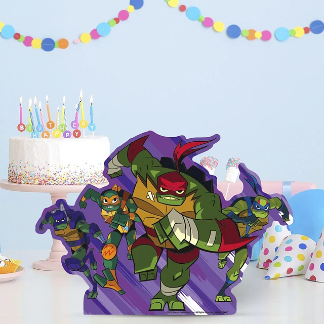 PartyCity Rise of the TMNT Centerpiece Cardboard Cutout, 16in x 11in at ...