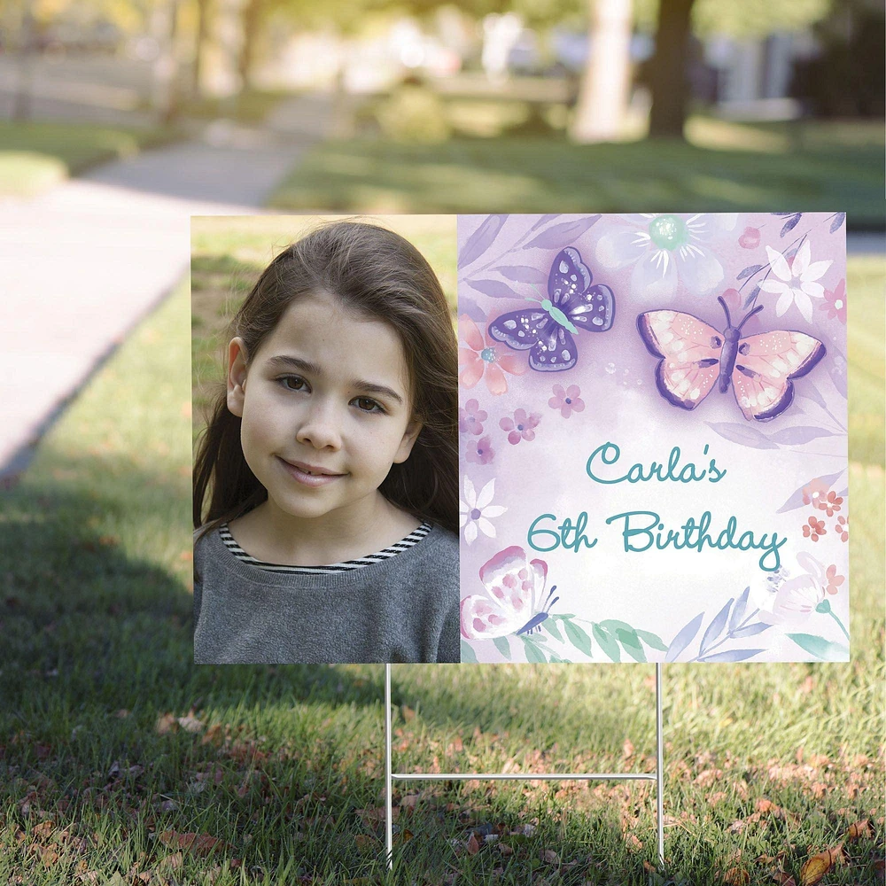 PartyCity Custom Flutter Photo Yard Sign | Hamilton Place