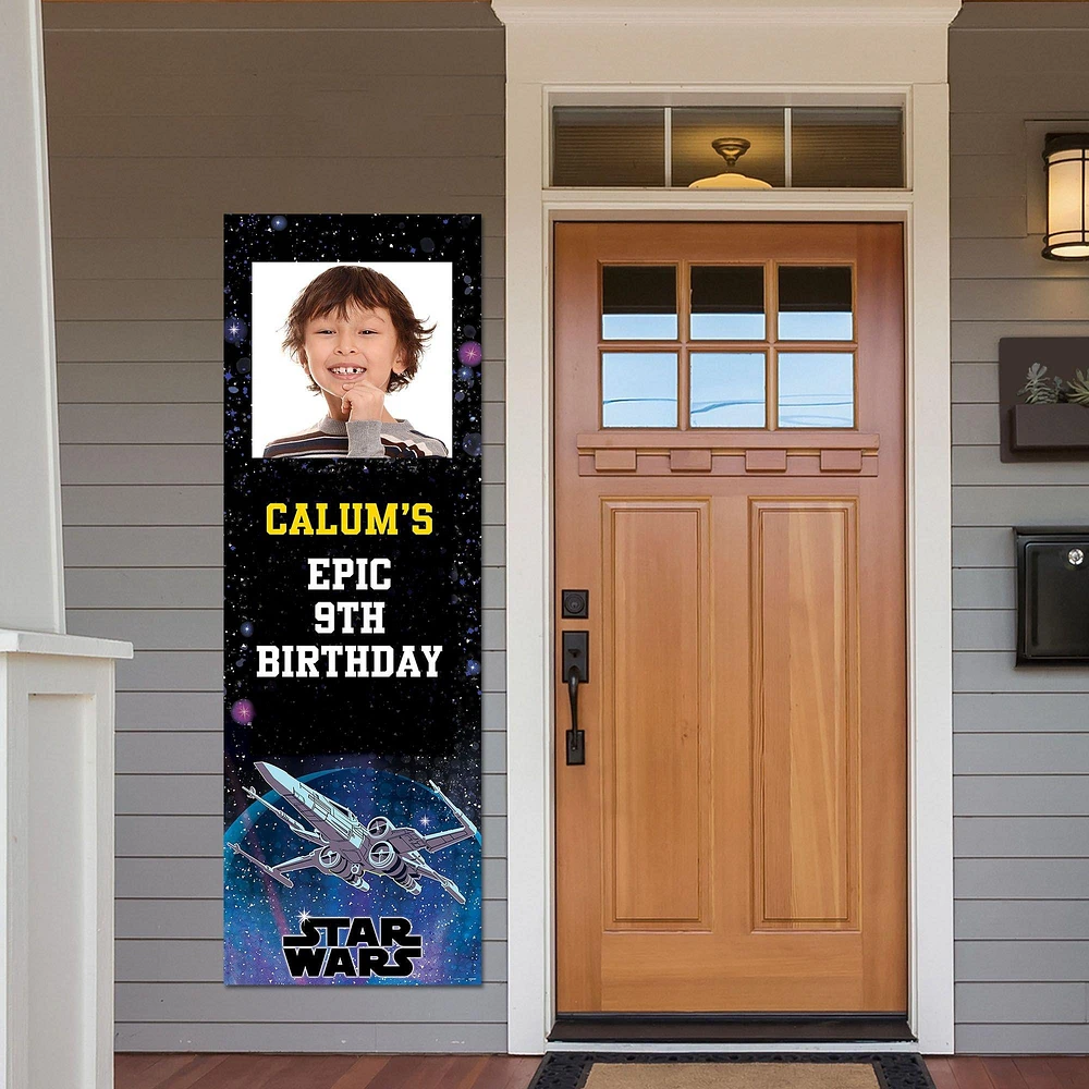 PartyCity Star Wars Custom Galaxy of Adventures Photo Vertical Banner ...