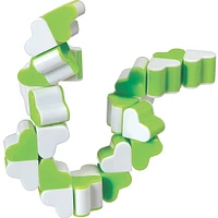 PartyCity Heart Snake Twist Plastic Fidget Puzzle, 9in - Green or Pink ...