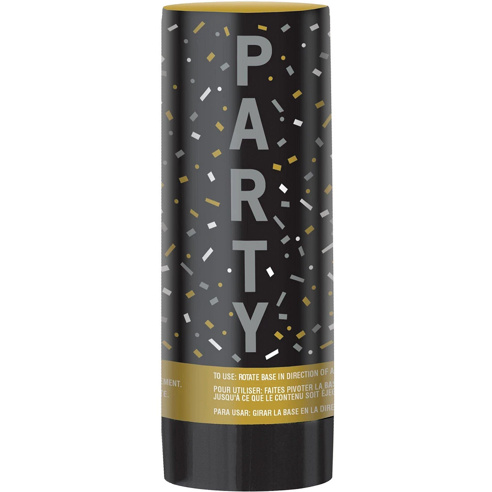 PartyCity Black, Gold & Silver Graduation Plastic & Foil Confetti ...