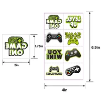 PartyCity Level Up Temporary Tattoos, 3 Sheets, 24ct | Hamilton Place