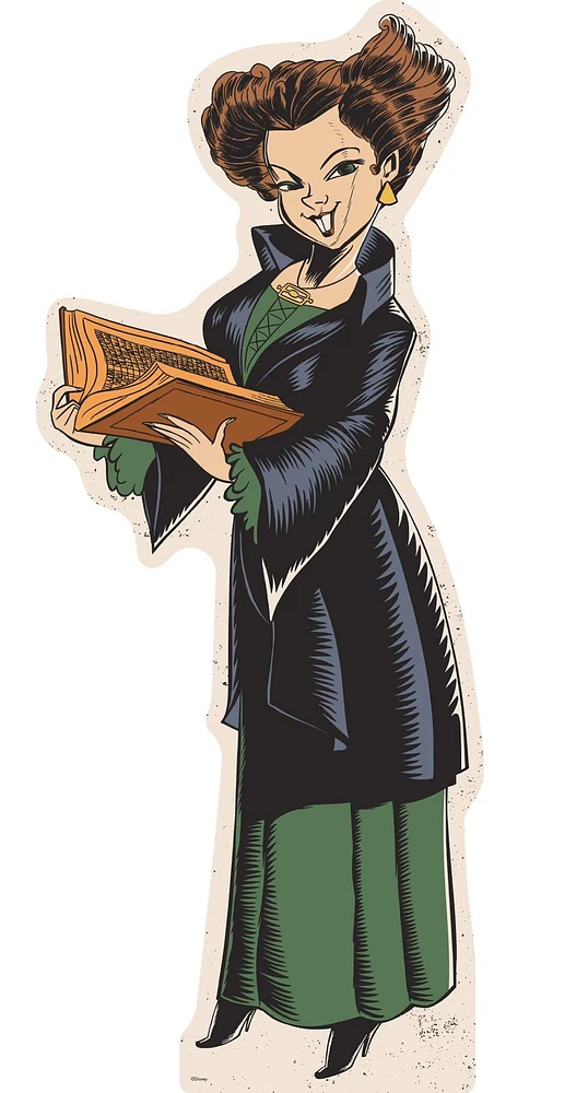 PartyCity Winifred Sanderson Life-Size Cardboard Cutout, 5ft 8in ...