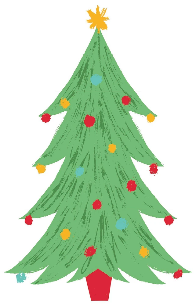 PartyCity Christmas Tree Life-Size Cardboard Cutout, 6ft | Hamilton Place